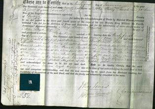 Deed by Married Women - Mary Anne Frances Wynne – Original Ancestry