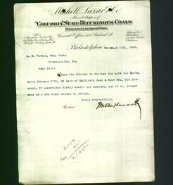 Business Letterhead - Mitchell, Lazar & Company – Original Ancestry