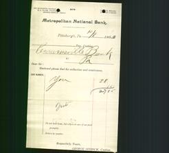 Bank Letterhead - Metropolitan National Bank – Original Ancestry