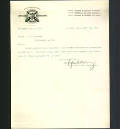 Letterhead - Artillery Battalion – Original Ancestry