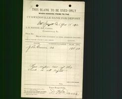 Business Letterhead - D. W. Davis – Original Ancestry